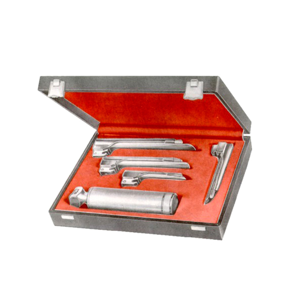 Guedel-Negus Laryngoscopes Set of 3 Blades | Astraleus Surgical